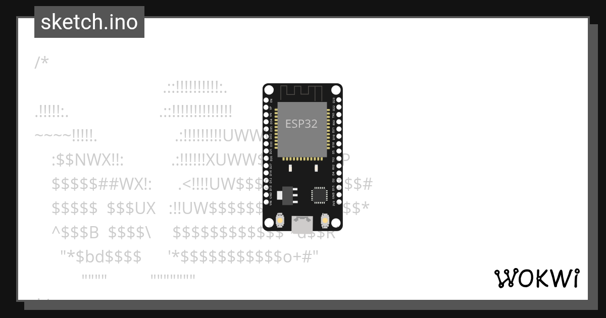 Lab 1:Hello World! Copy(15) - Wokwi ESP32, STM32, Arduino Simulator