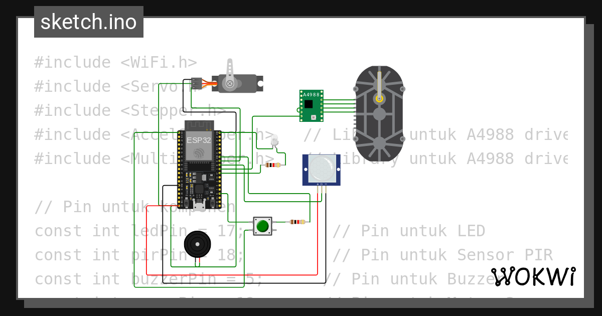Smarthome Wokwi Esp32 Stm32 Arduino Simulator 7742