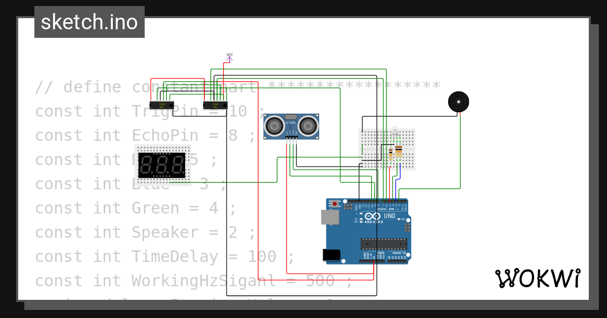 Distance Sensor Wokwi Esp32 Stm32 Arduino Simulator 5602