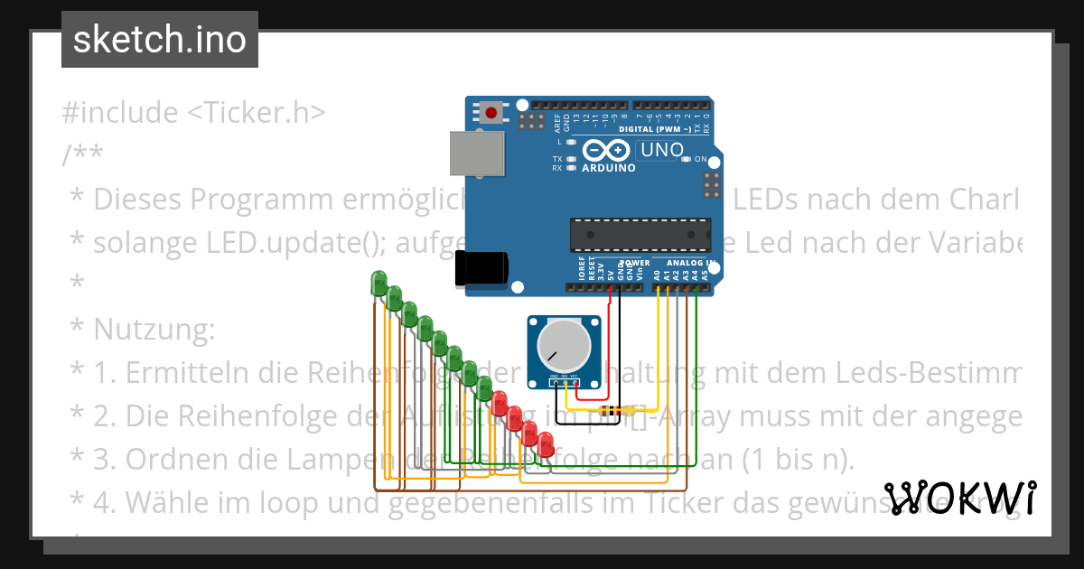 MICONT charlieplexing_bargraph florian - Wokwi ESP32, STM32, Arduino Simulator