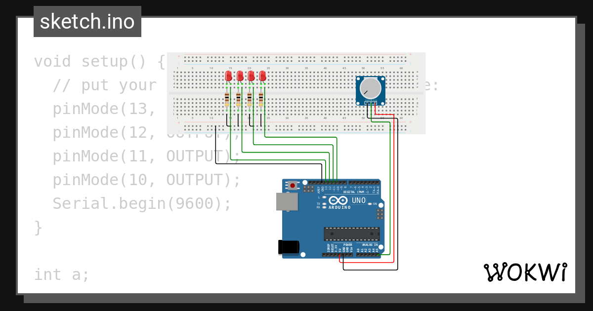 Pot Meter Wokwi Esp32 Stm32 Arduino Simulator