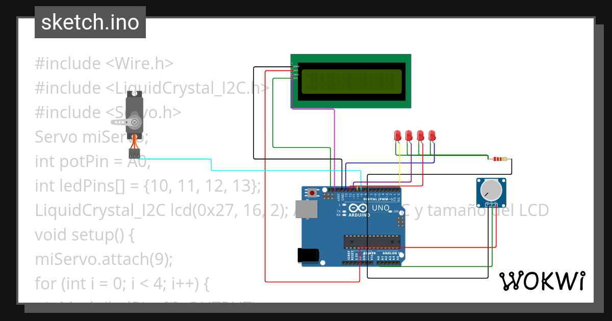 proyecto 1 - Wokwi ESP32, STM32, Arduino Simulator