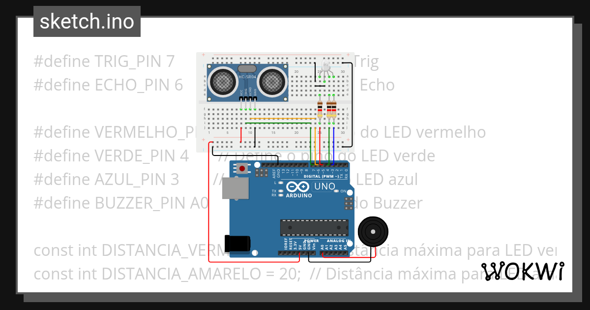 Buzzer Intermitente - Wokwi ESP32, STM32, Arduino Simulator