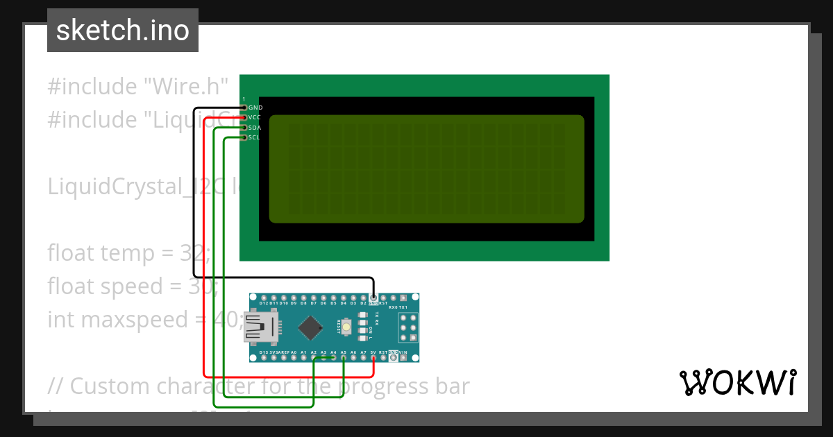 ECO LCD 2024 - Wokwi ESP32, STM32, Arduino Simulator