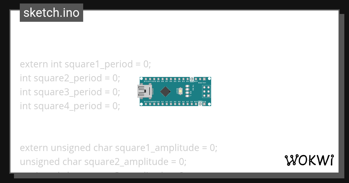 wave - Wokwi ESP32, STM32, Arduino Simulator