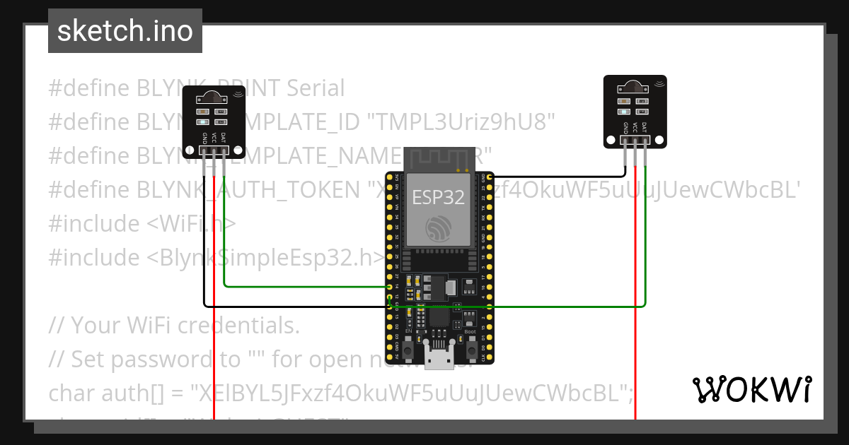 Door Sensor Copy Wokwi Esp32 Stm32 Arduino Simulator 