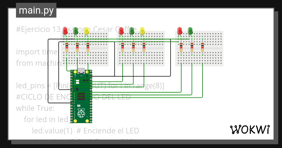 Cesar Coffre Examen Wokwi Esp32 Stm32 Arduino Simulator 