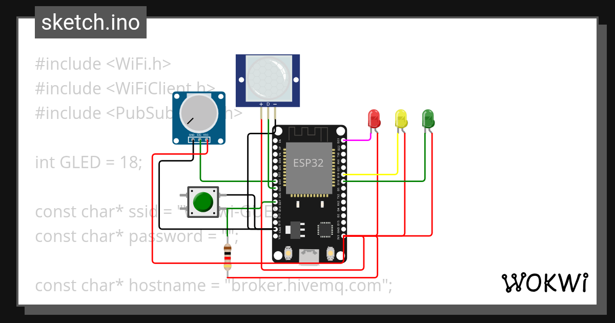 Lab 5 - Wokwi ESP32, STM32, Arduino Simulator