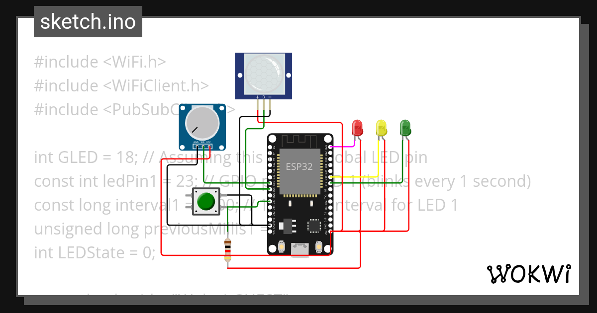 Lab 6 - Wokwi ESP32, STM32, Arduino Simulator