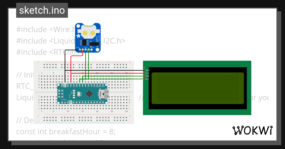 Reminder System - Wokwi ESP32, STM32, Arduino Simulator