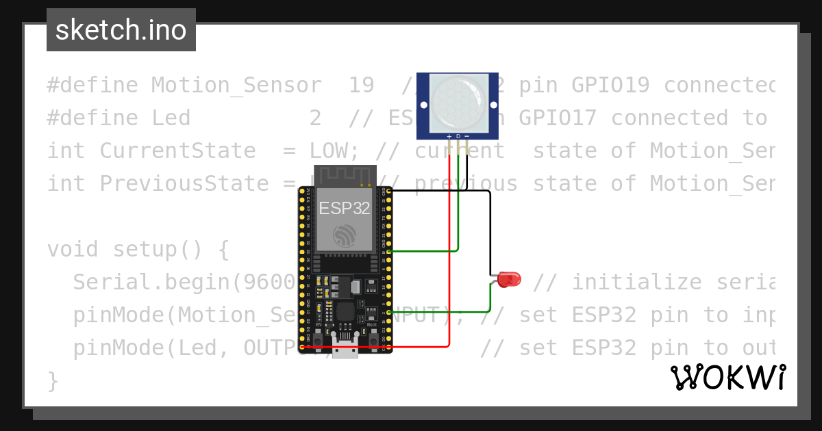 Pir Buzzer Copy Raj Wokwi Esp32 Stm32 Arduino Simulator