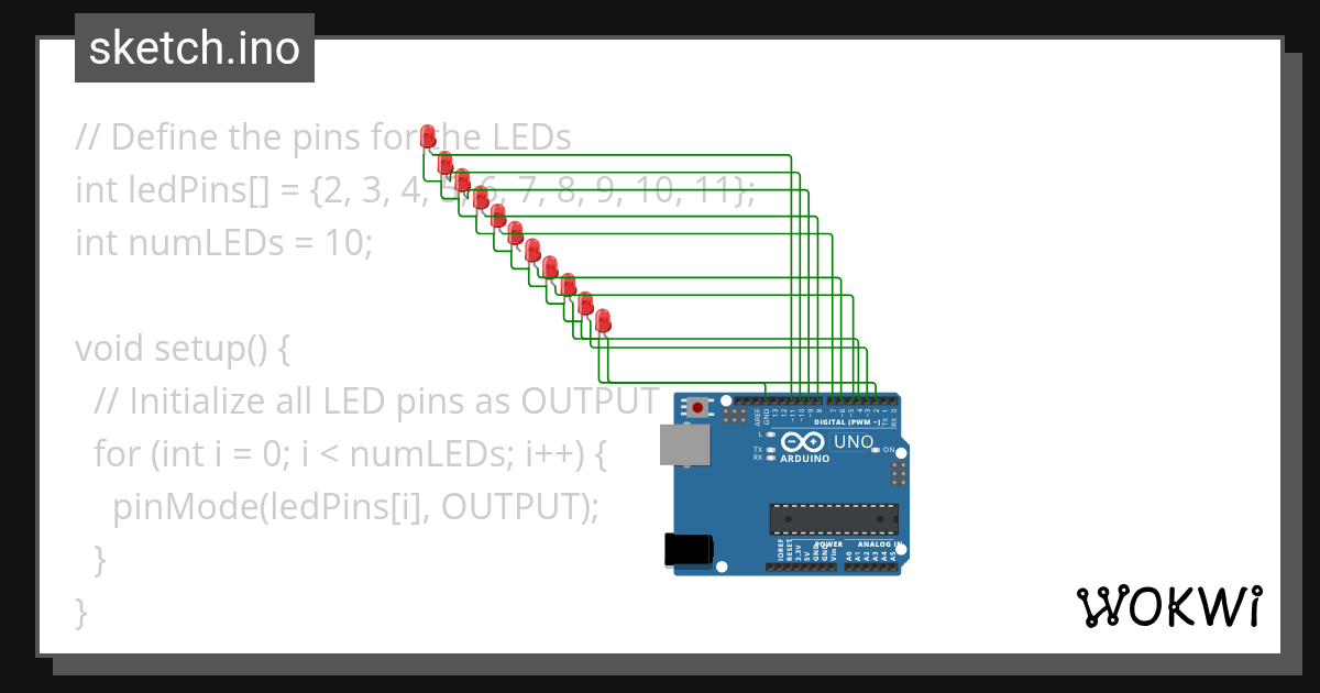 led noval blinking - Wokwi ESP32, STM32, Arduino Simulator