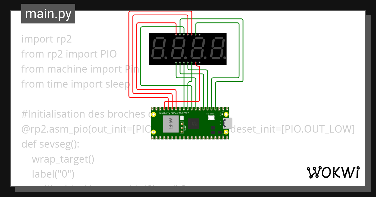 Digicode - Wokwi ESP32, STM32, Arduino Simulator