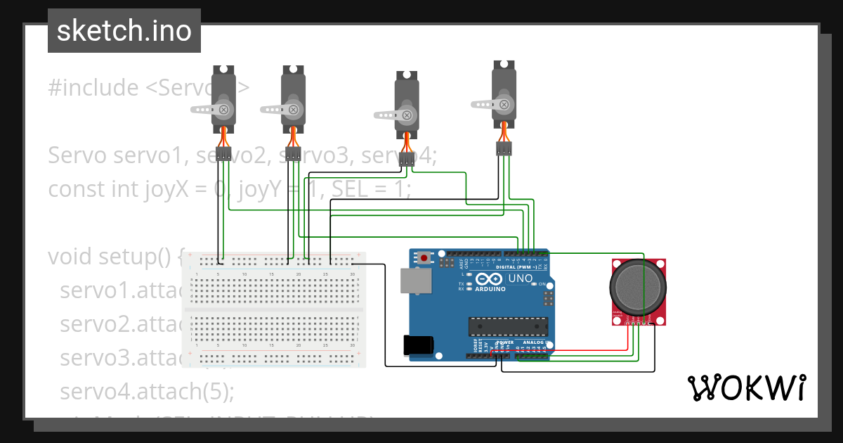 full module final! gonna use this for a claw arm Copy - Wokwi ESP32, STM32, Arduino Simulator