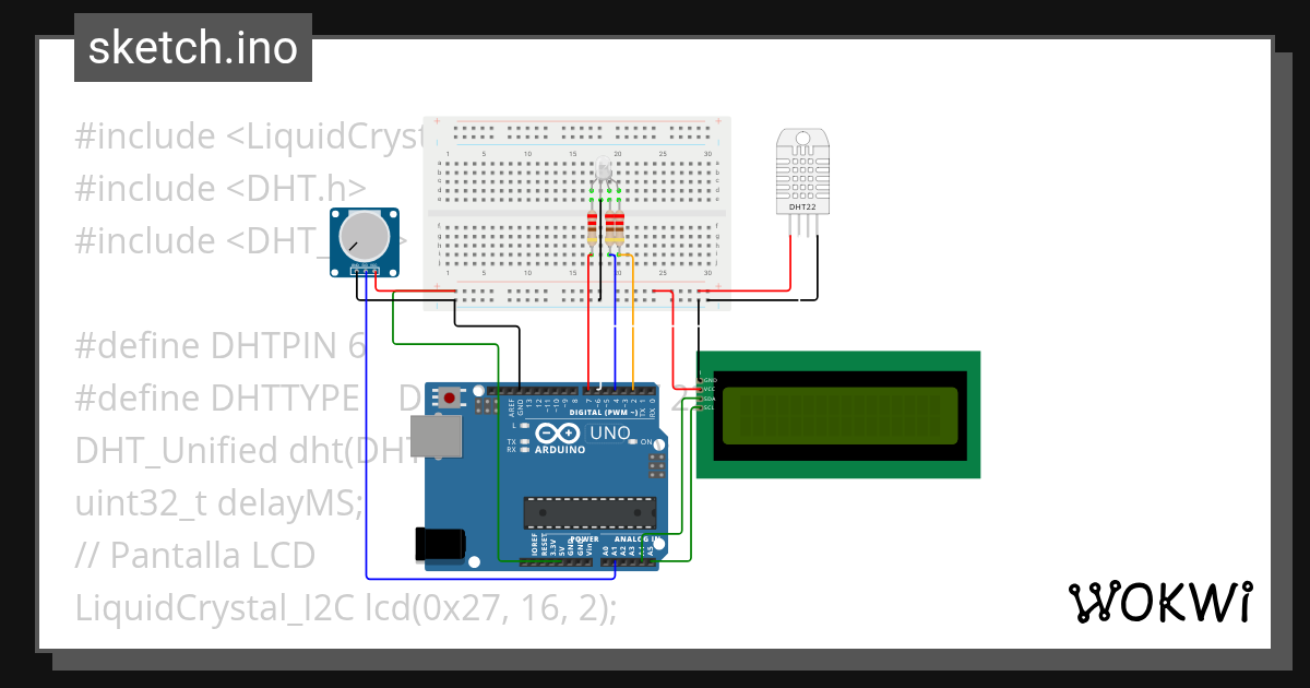 Proyecto Sensor Humedad Wokwi Esp32 Stm32 Arduino Simulator 