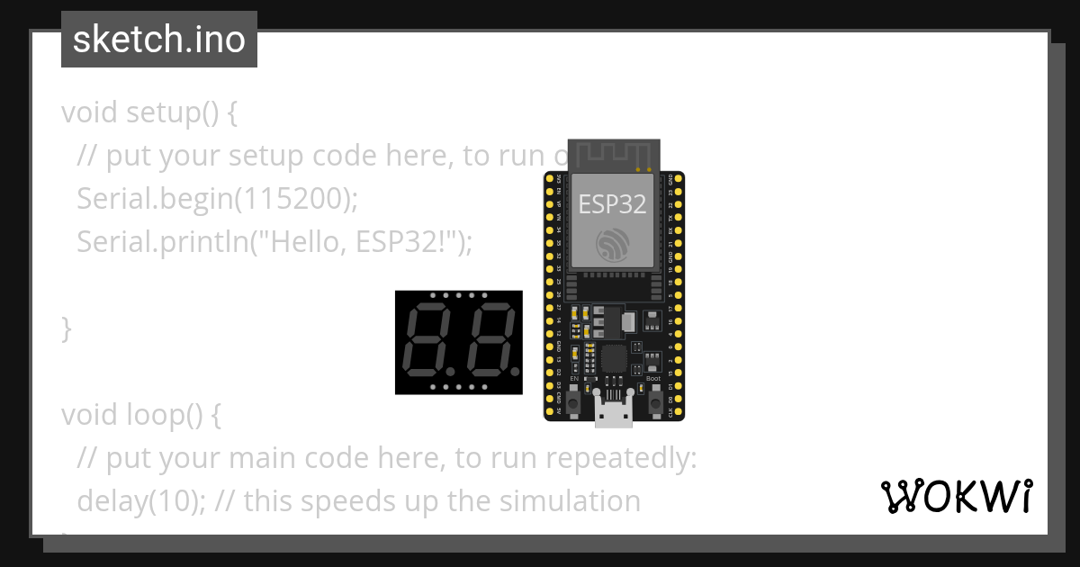 hi - Wokwi ESP32, STM32, Arduino Simulator