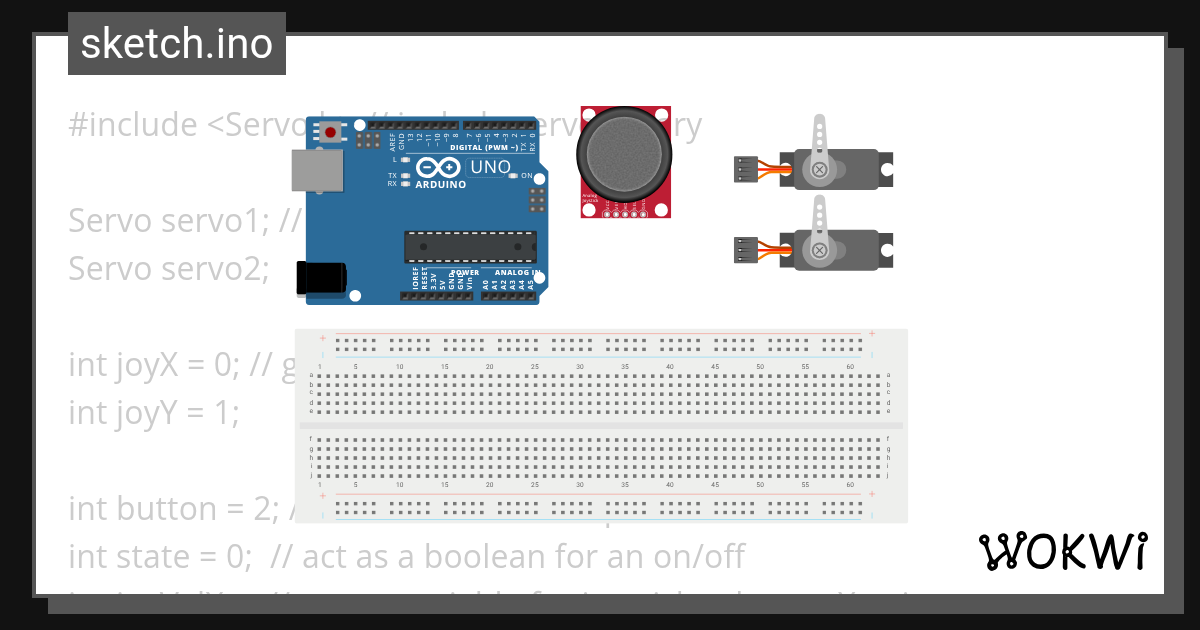 JoyServo Library Copy - Wokwi ESP32, STM32, Arduino Simulator