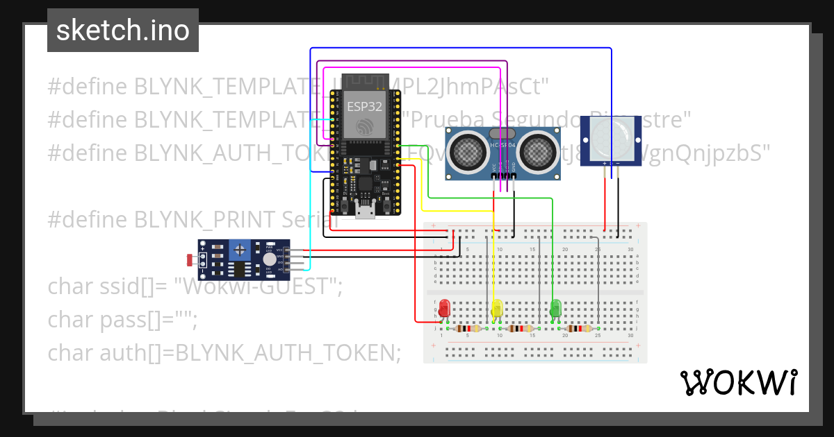 Prueba - Wokwi ESP32, STM32, Arduino Simulator