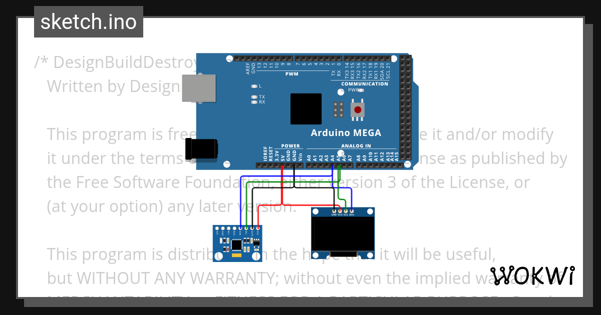 Digital_level - Wokwi ESP32, STM32, Arduino Simulator