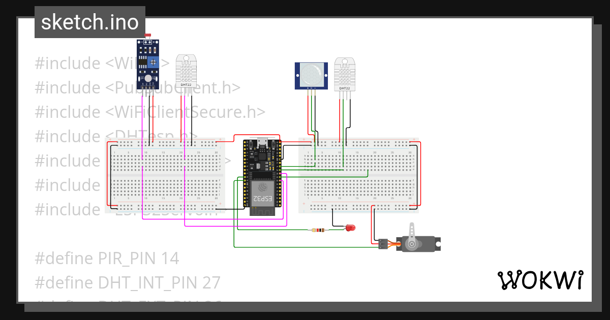 Dispositivo 1 - Wokwi ESP32, STM32, Arduino Simulator