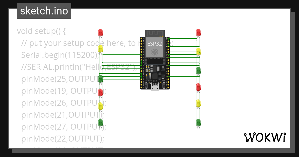 project4 - Wokwi ESP32, STM32, Arduino Simulator
