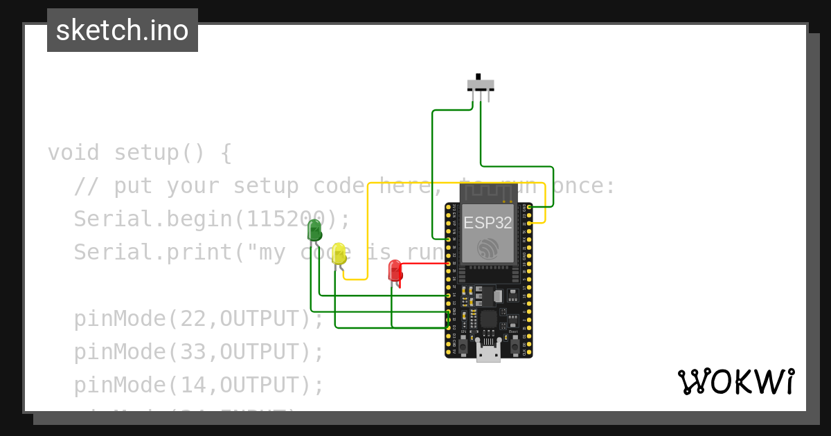Traffic Aj Wokwi Esp32 Stm32 Arduino Simulator