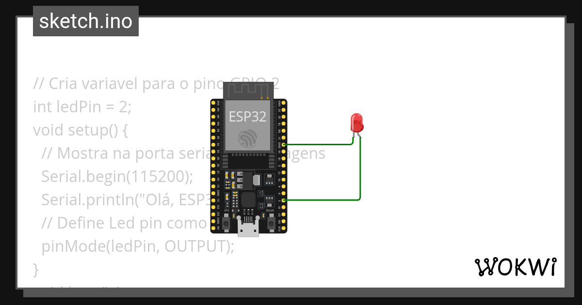 Meuprimeiroprojeto Wokwi Esp32 Stm32 Arduino Simulator 