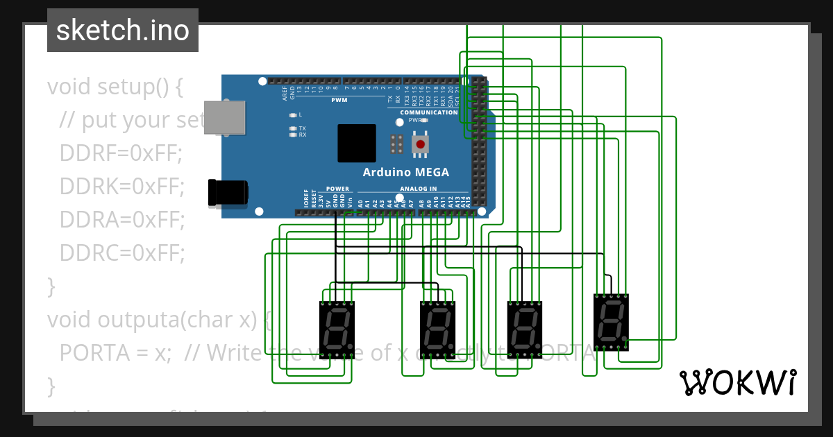 Mini clock - Wokwi ESP32, STM32, Arduino Simulator