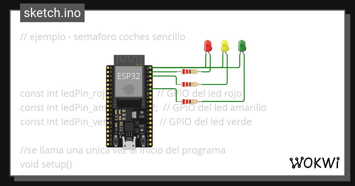 Semaforo Luis_Damian Wokwi - Wokwi ESP32, STM32, Arduino Simulator