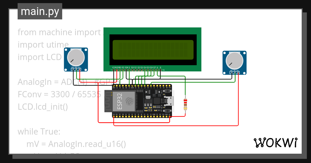 programa3 - Wokwi ESP32, STM32, Arduino Simulator