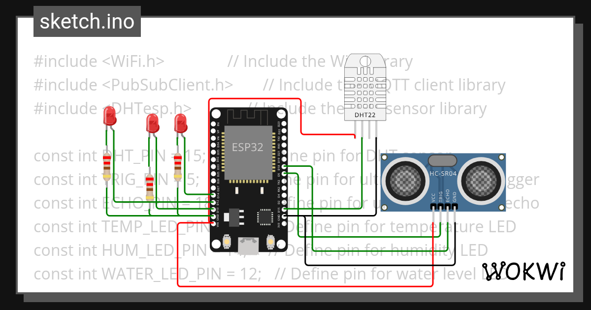 Project - Wokwi ESP32, STM32, Arduino Simulator