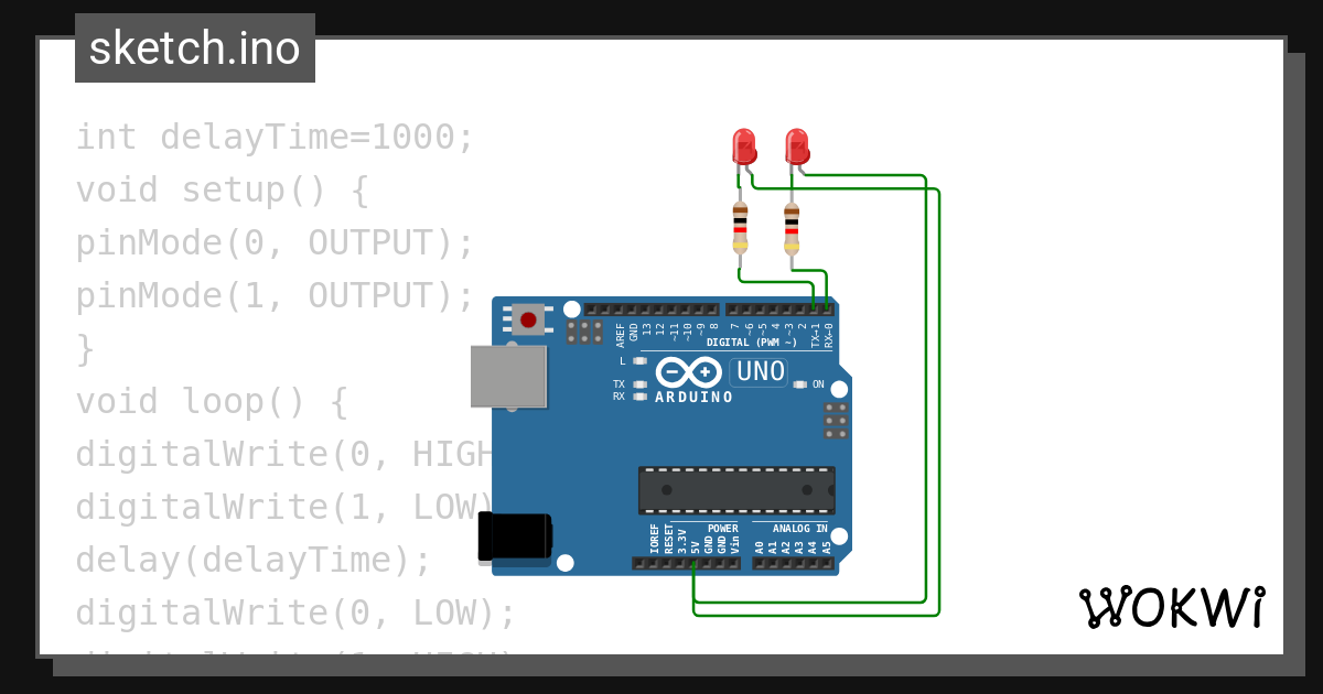 Lab1task1 Wokwi Esp32 Stm32 Arduino Simulator 