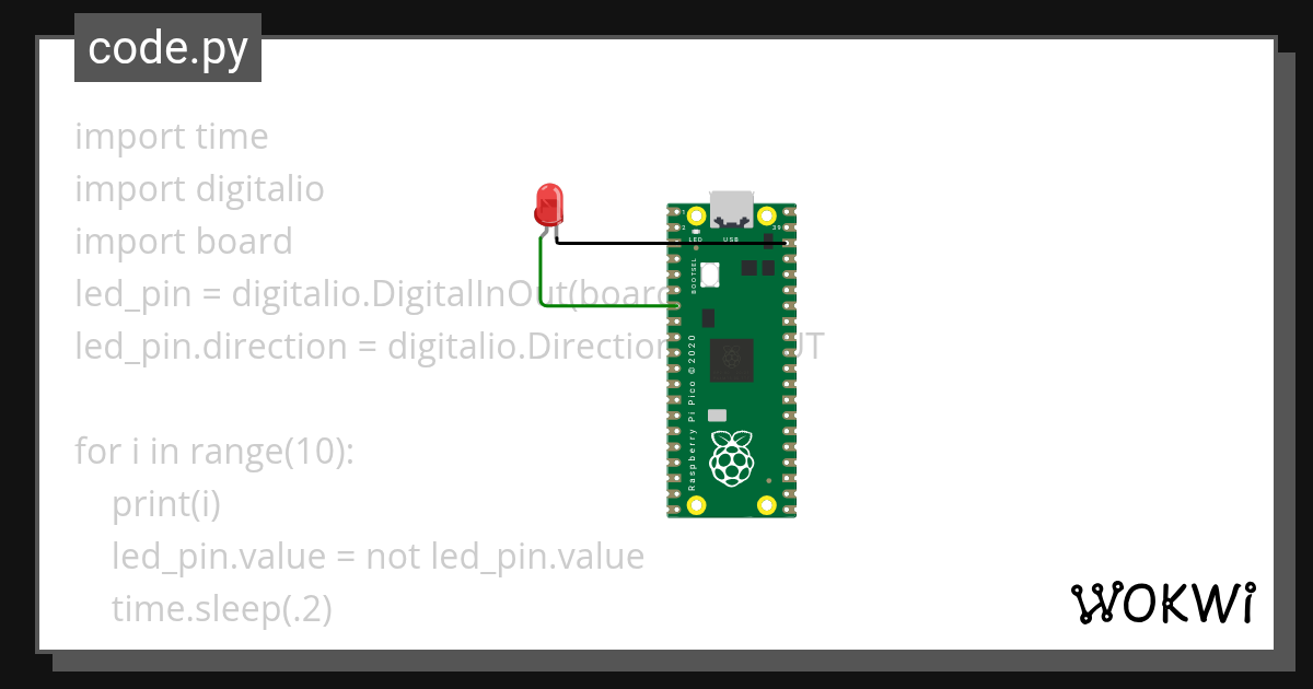 Led Blinken Wokwi Esp32 Stm32 Arduino Simulator 