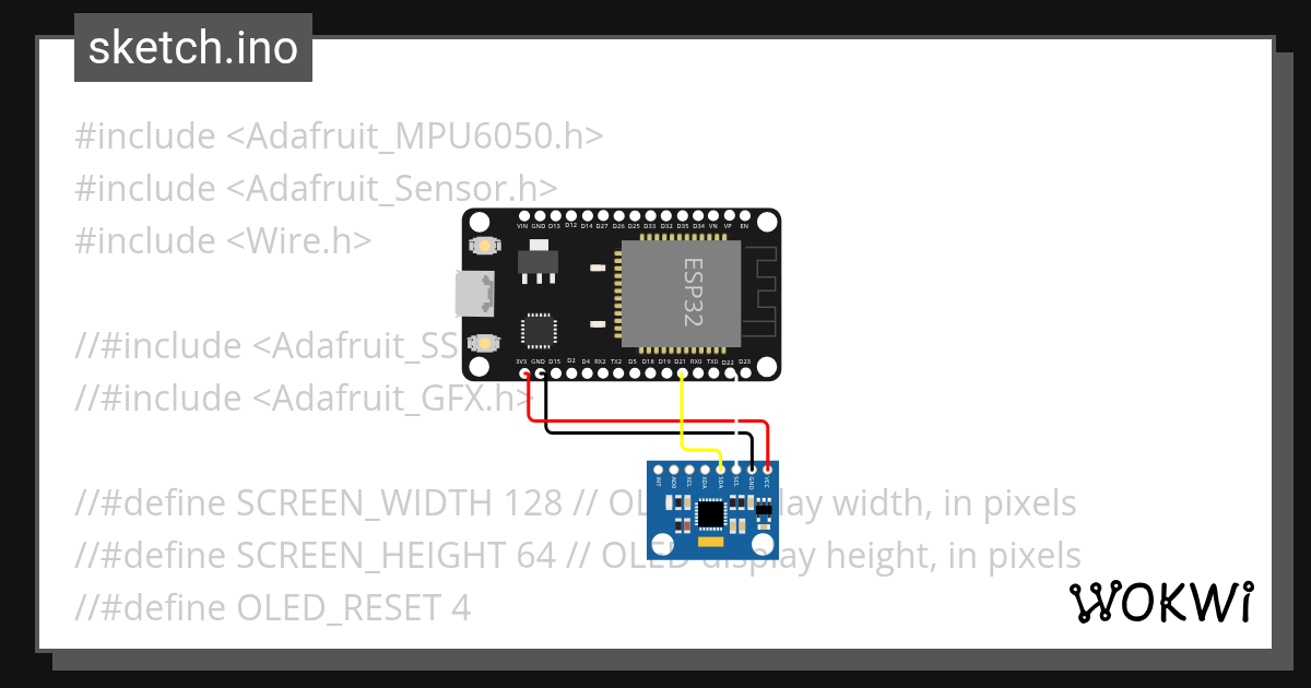 Esp32 Mpu6050 Copy Wokwi Esp32 Stm32 Arduino Simulator 