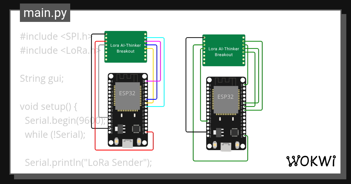 Esp32 Lora 2lora Copy1 Wokwi Esp32 Stm32 Arduino Simulator 