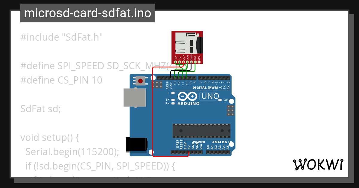 microsd-card-sdfat.ino - Wokwi ESP32, STM32, Arduino Simulator microsd-card-sdfat.ino - Wokwi ESP32, STM32, Arduino Simulator