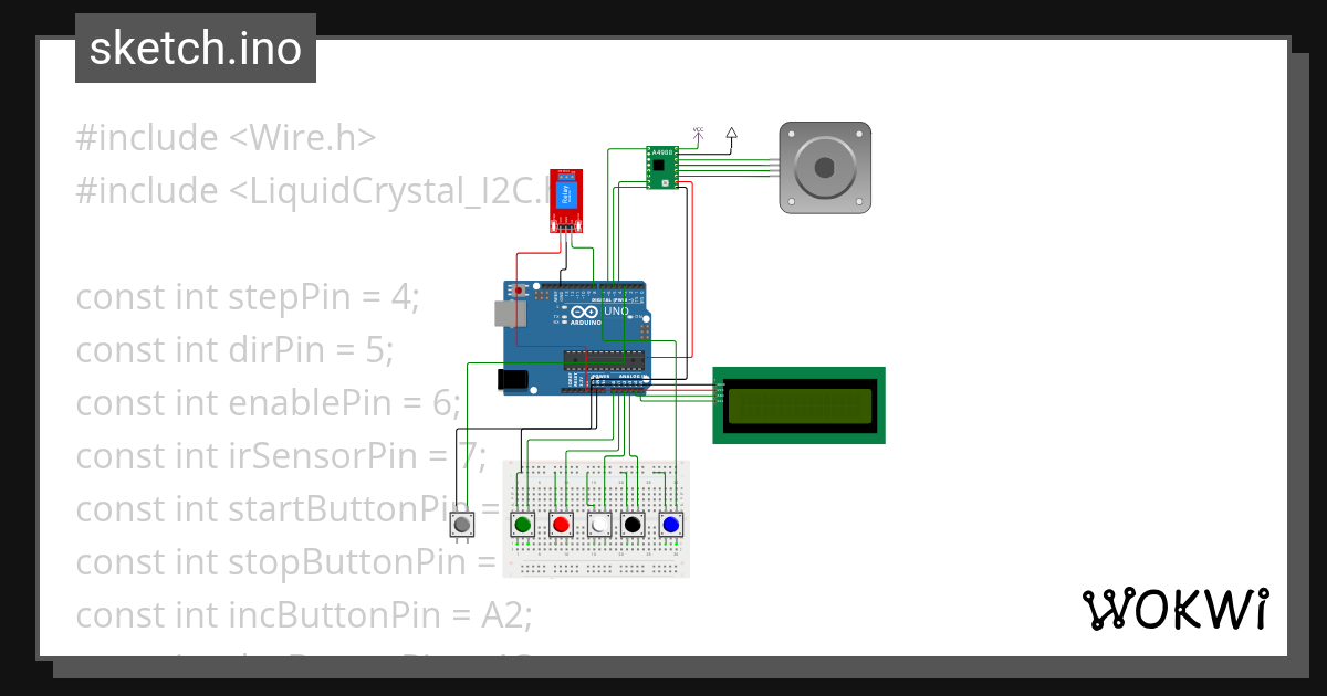 Motor Control - Wokwi ESP32, STM32, Arduino Simulator