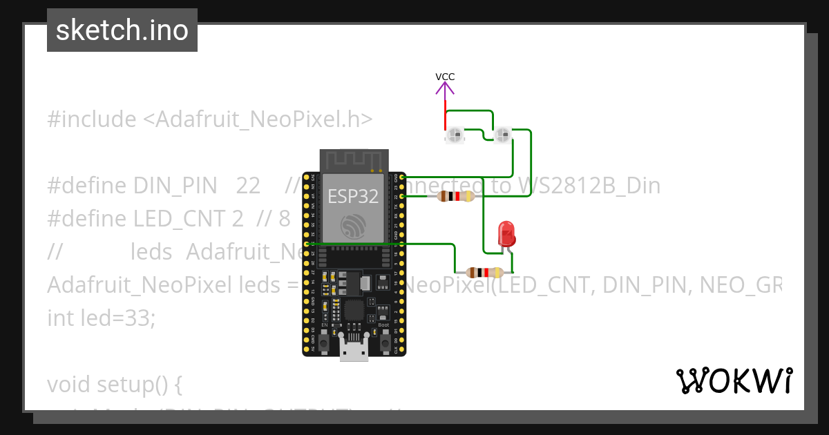 test - Wokwi ESP32, STM32, Arduino Simulator