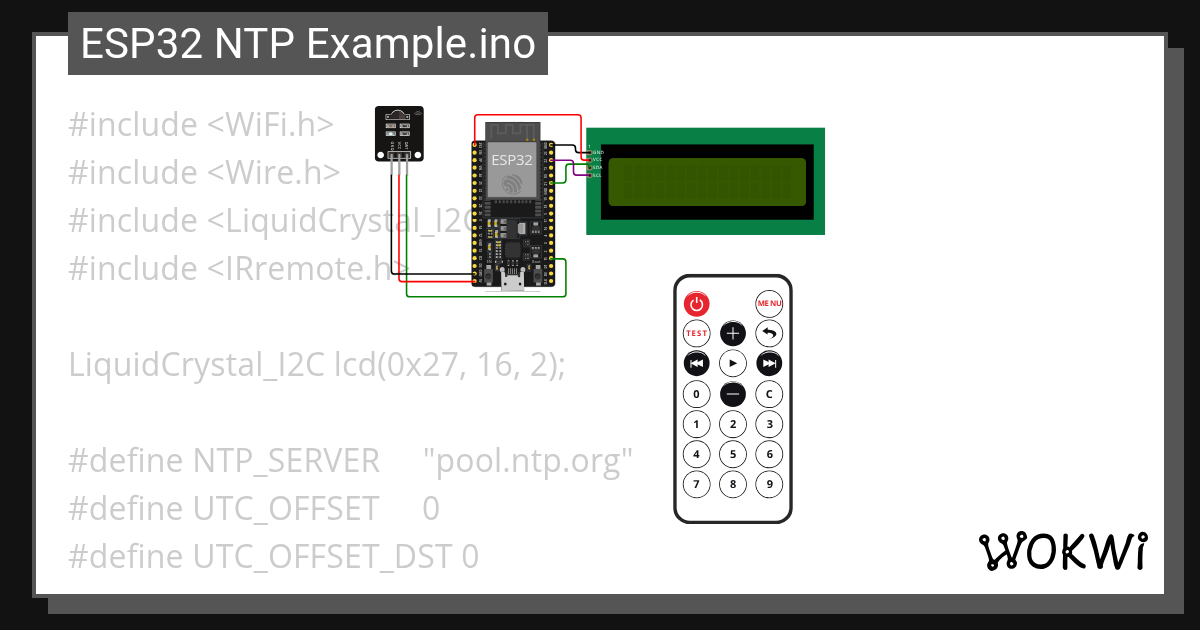 ESP32 NTP Example.ino Copy - Wokwi ESP32, STM32, Arduino Simulator