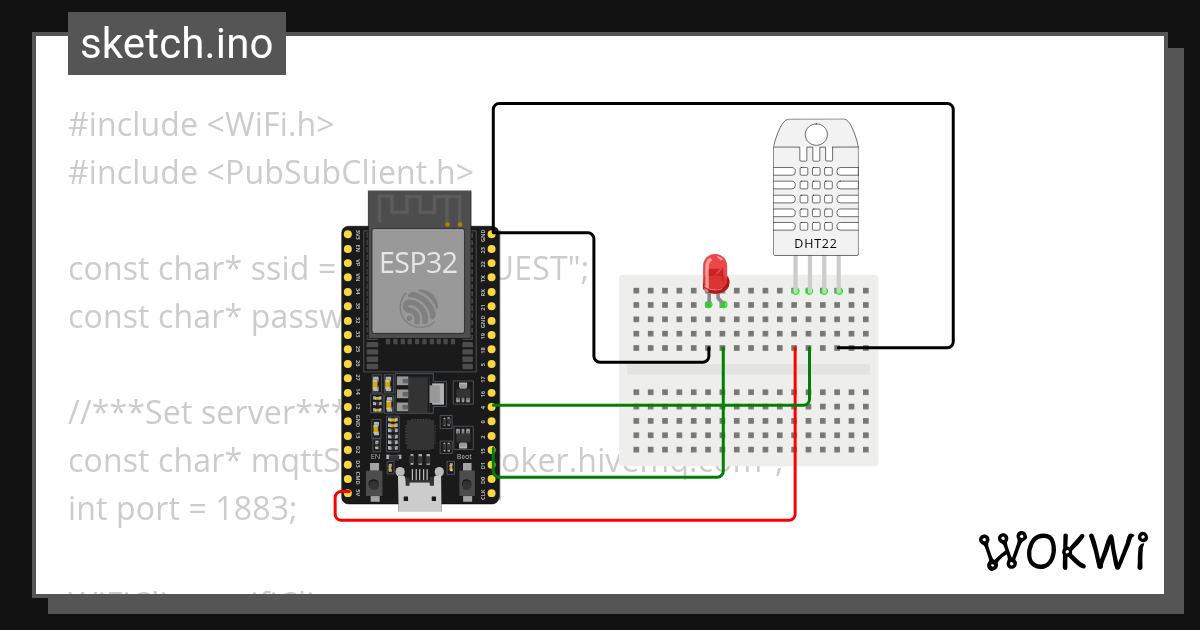 Project1 - Wokwi ESP32, STM32, Arduino Simulator