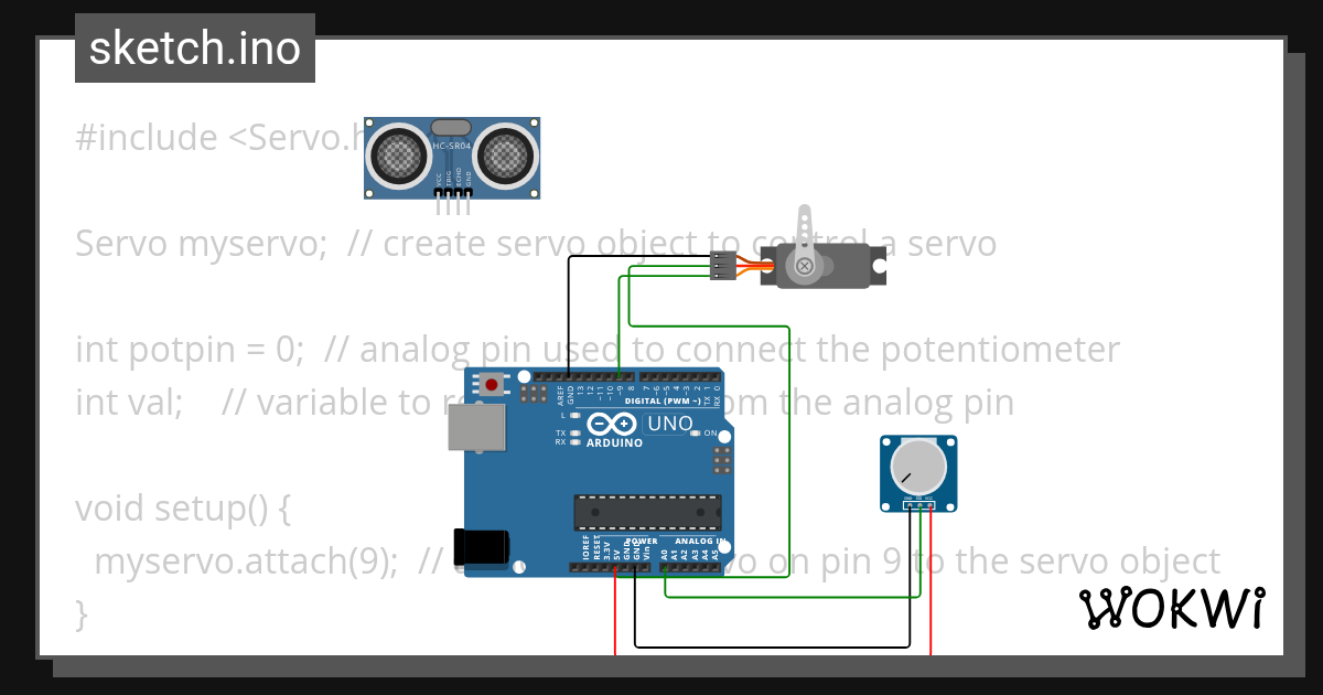 prj27 servo - Wokwi ESP32, STM32, Arduino Simulator