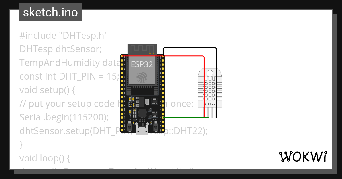 Dht Sensor Wokwi Esp32 Stm32 Arduino Simulator
