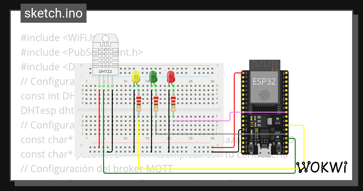 MQTT - Wokwi ESP32, STM32, Arduino Simulator