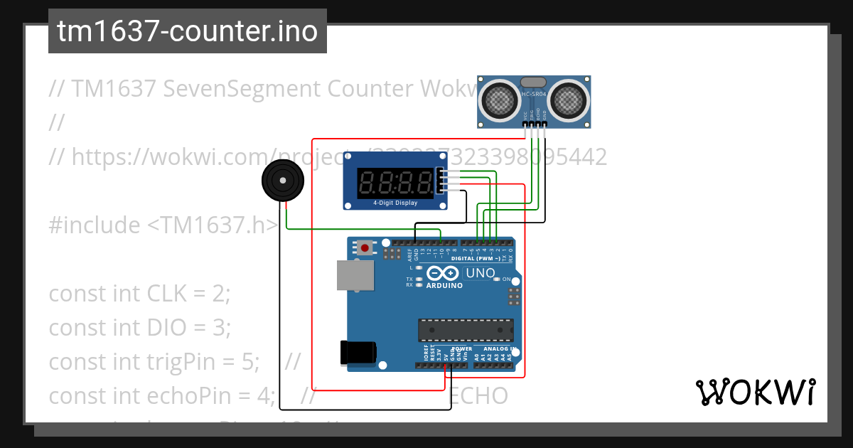tm1637-counter.ino Copy - Wokwi ESP32, STM32, Arduino Simulator