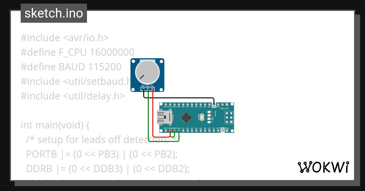 ECG - Wokwi ESP32, STM32, Arduino Simulator