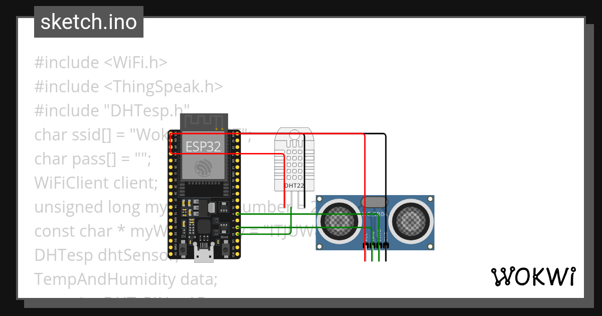 Writing Sensor Data In Cloud Wokwi Esp32 Stm32 Arduino Simulator 2711
