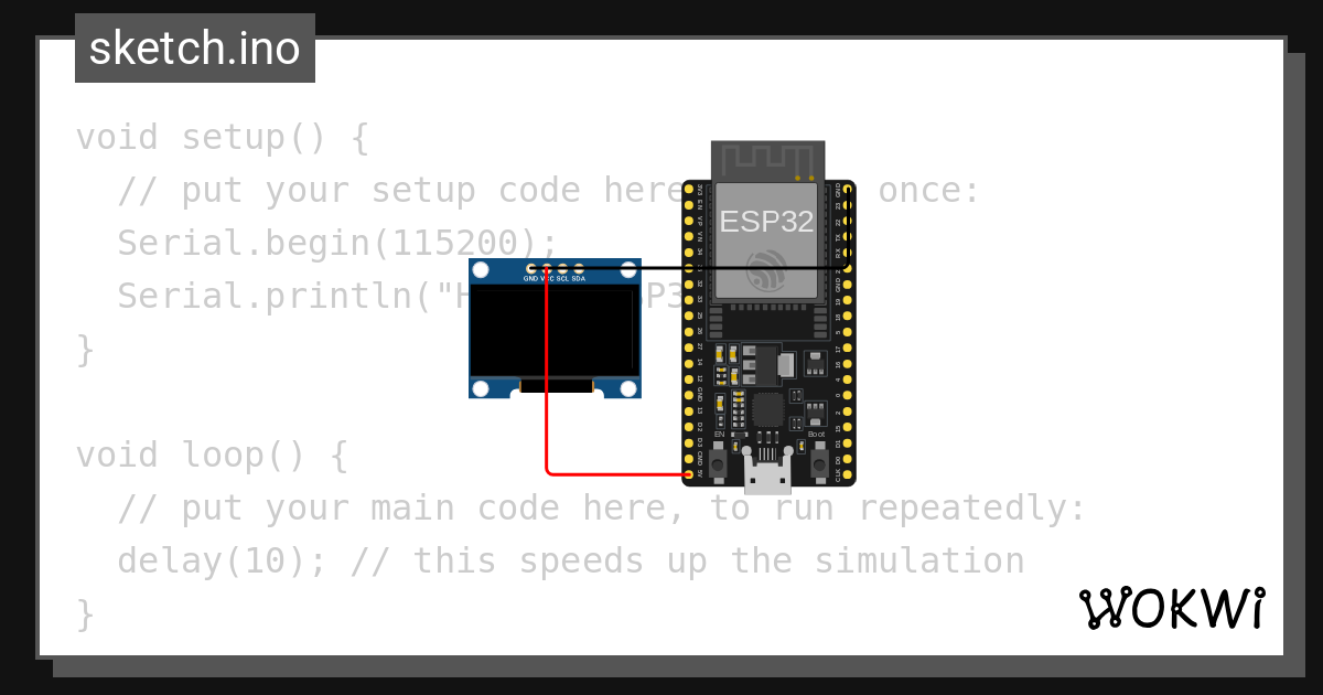 Oled Esp32 Wokwi Esp32 Stm32 Arduino Simulator 7764