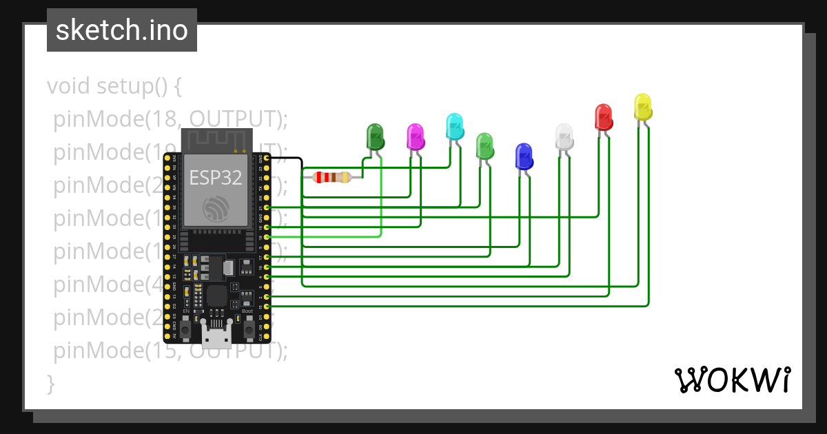 EJERCICIO 1 _10 - Wokwi ESP32, STM32, Arduino Simulator
