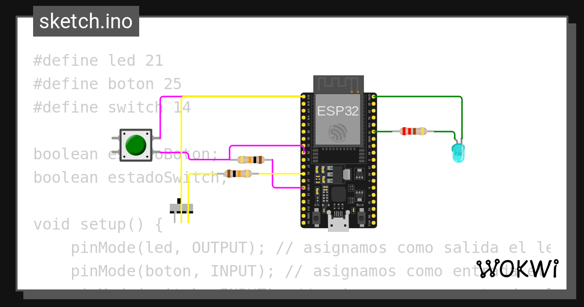 E4 Wokwi Esp32 Stm32 Arduino Simulator