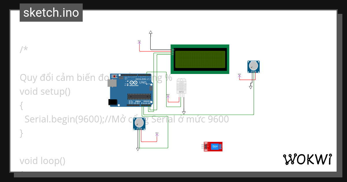 Ví du demo cay oi - Wokwi ESP32, STM32, Arduino Simulator